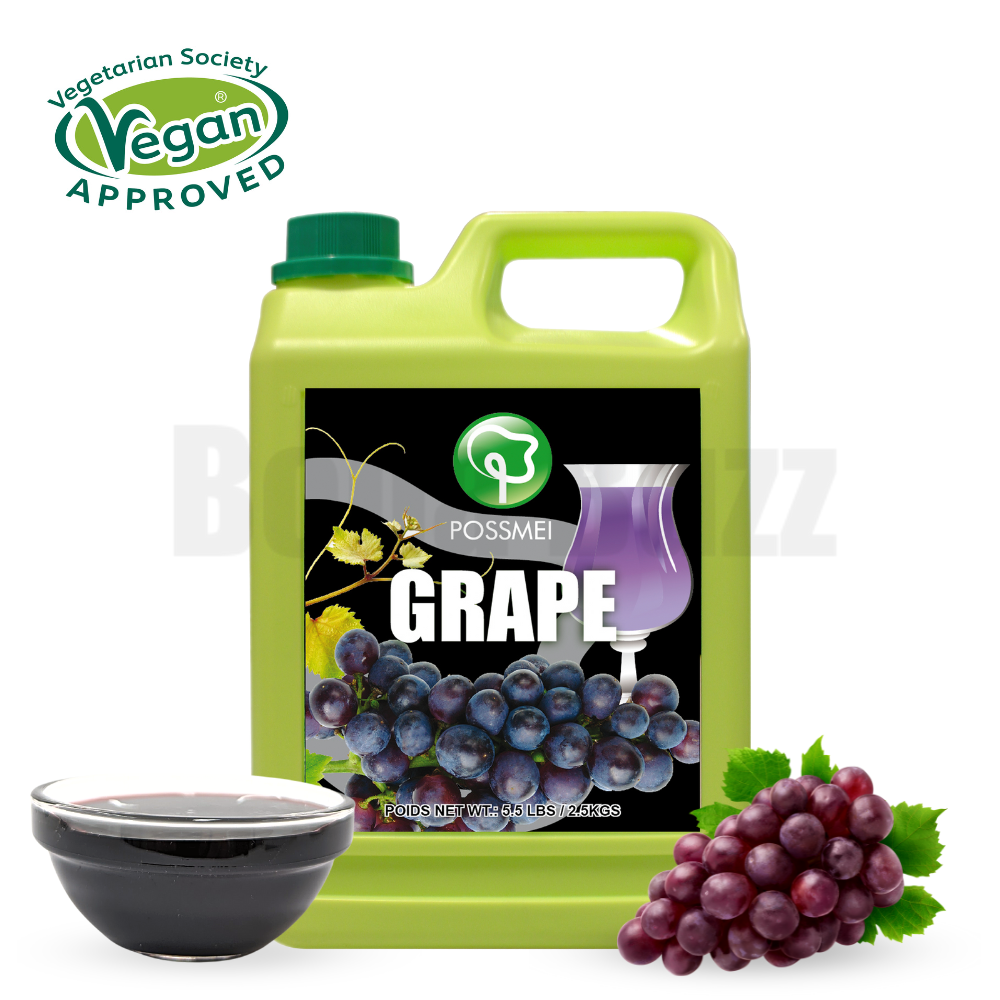 Grape Flavoured Syrup - Bobabuzz